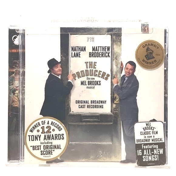 Media | The Producers Cd Mathews Broderick And Nathan Lane Mel Brooks ...